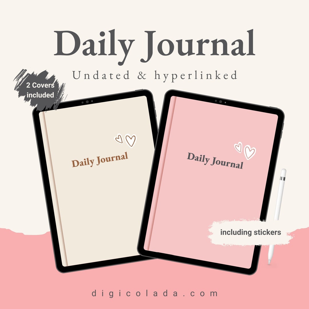 Digital Journal Notebook Journal Digital Notebook Goodnotes - Etsy