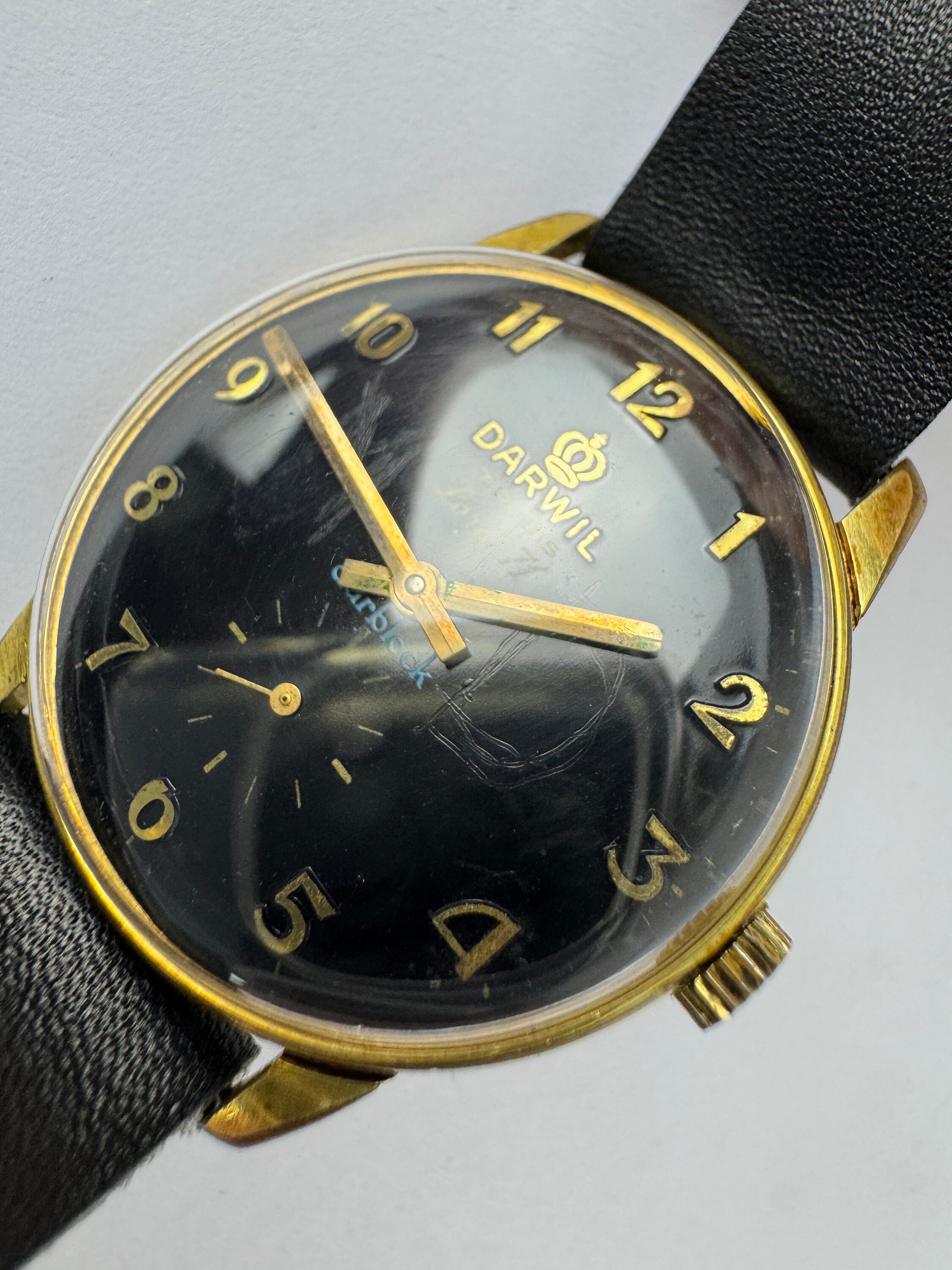 Vintage Swiss Watch Darwil Lord 71 Darblock Manual Mens Wristwatch ...