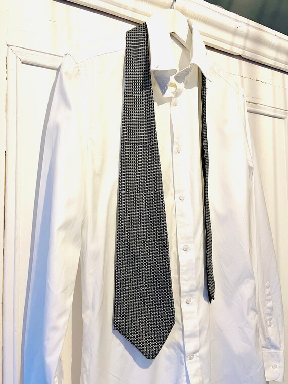 Vintage, Reversible Silk Kipper Tie. - Gem