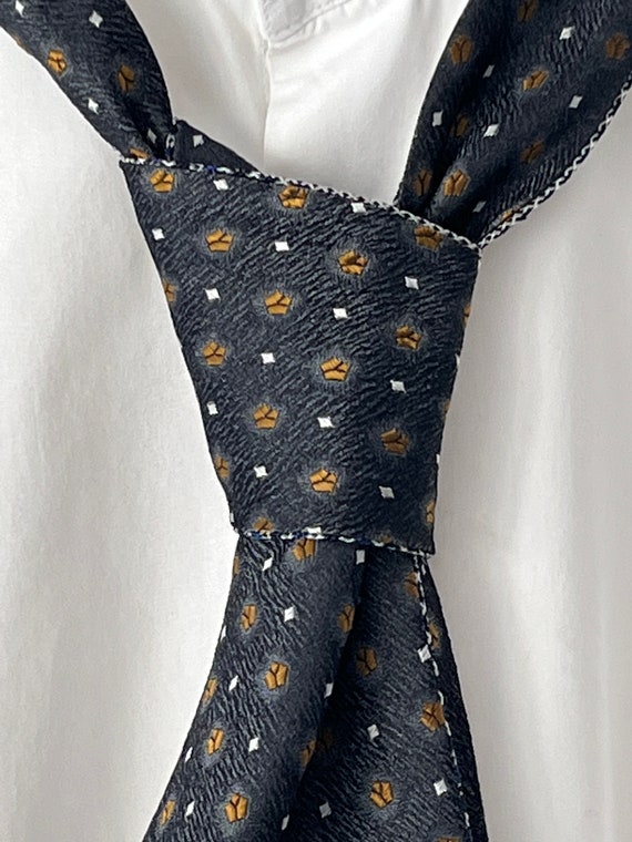 Vintage, Reversible Silk Kipper Tie. - Gem