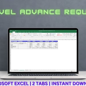 Travel Request Form - Excel Travel Form Template - Etsy