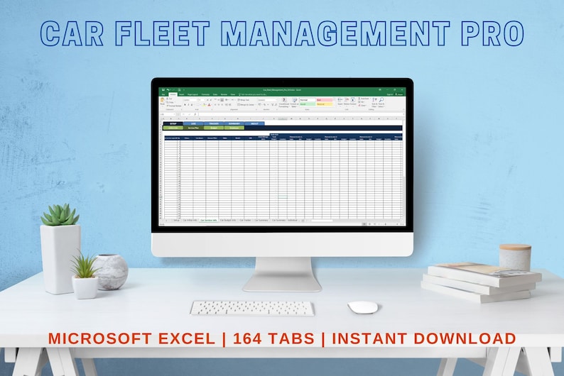 Car Fleet Business Management Excel Template - Etsy
