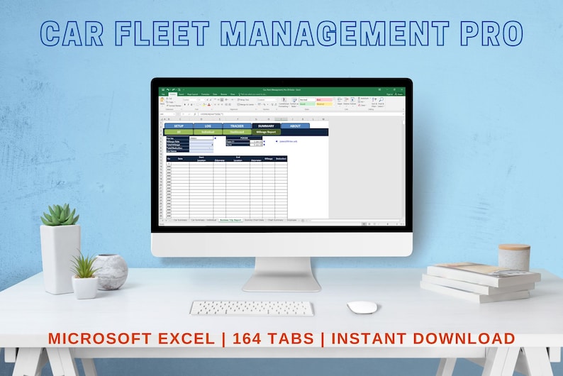 Car Fleet Business Management Excel Template - Etsy