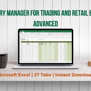 Retail Inventory Manager - Inventory Tracking Excel Template (advanced ...