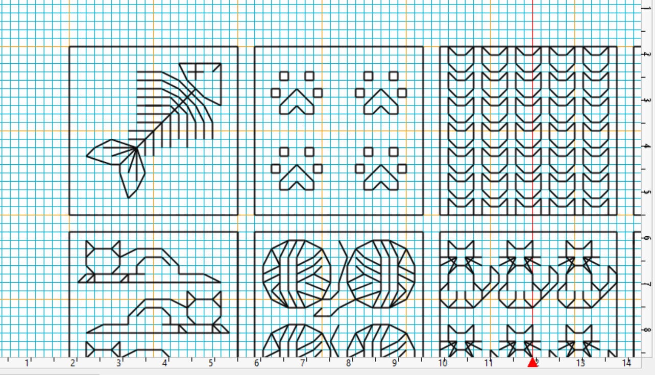 Blackwork Embroidery Pattern -all About Cats - Blackwork Pattern of Cat ...