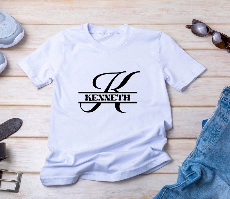 Split Monogram SVG PNG Split Monogram Alphabet SVG Cricut - Etsy