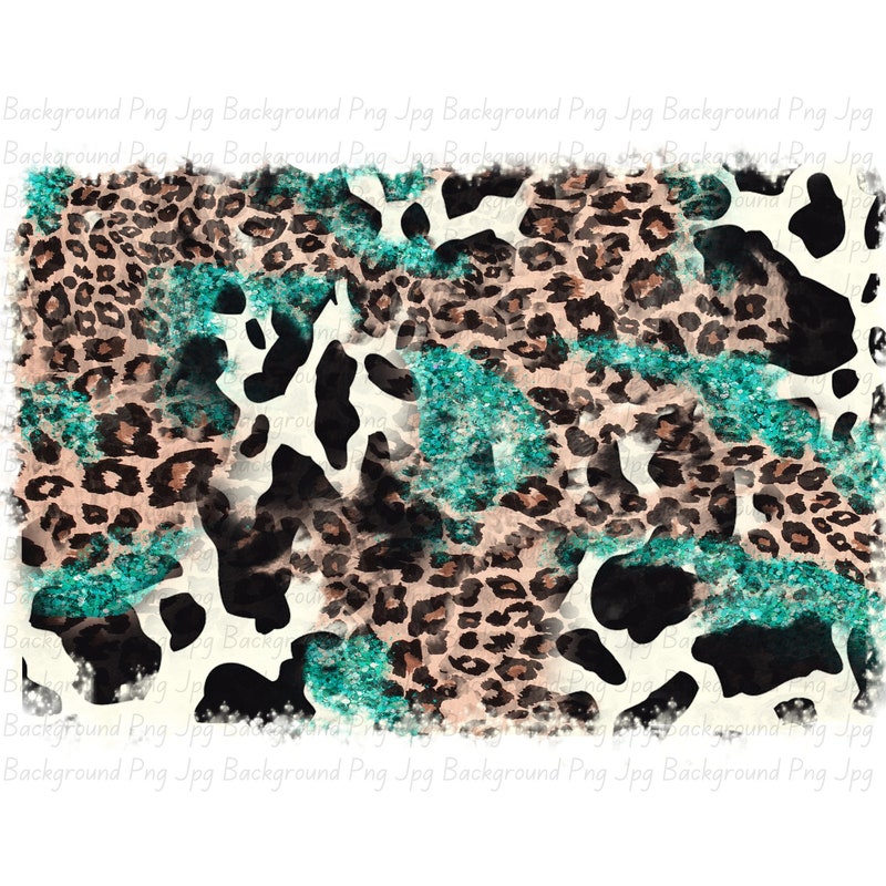 Cow Print Border - Etsy