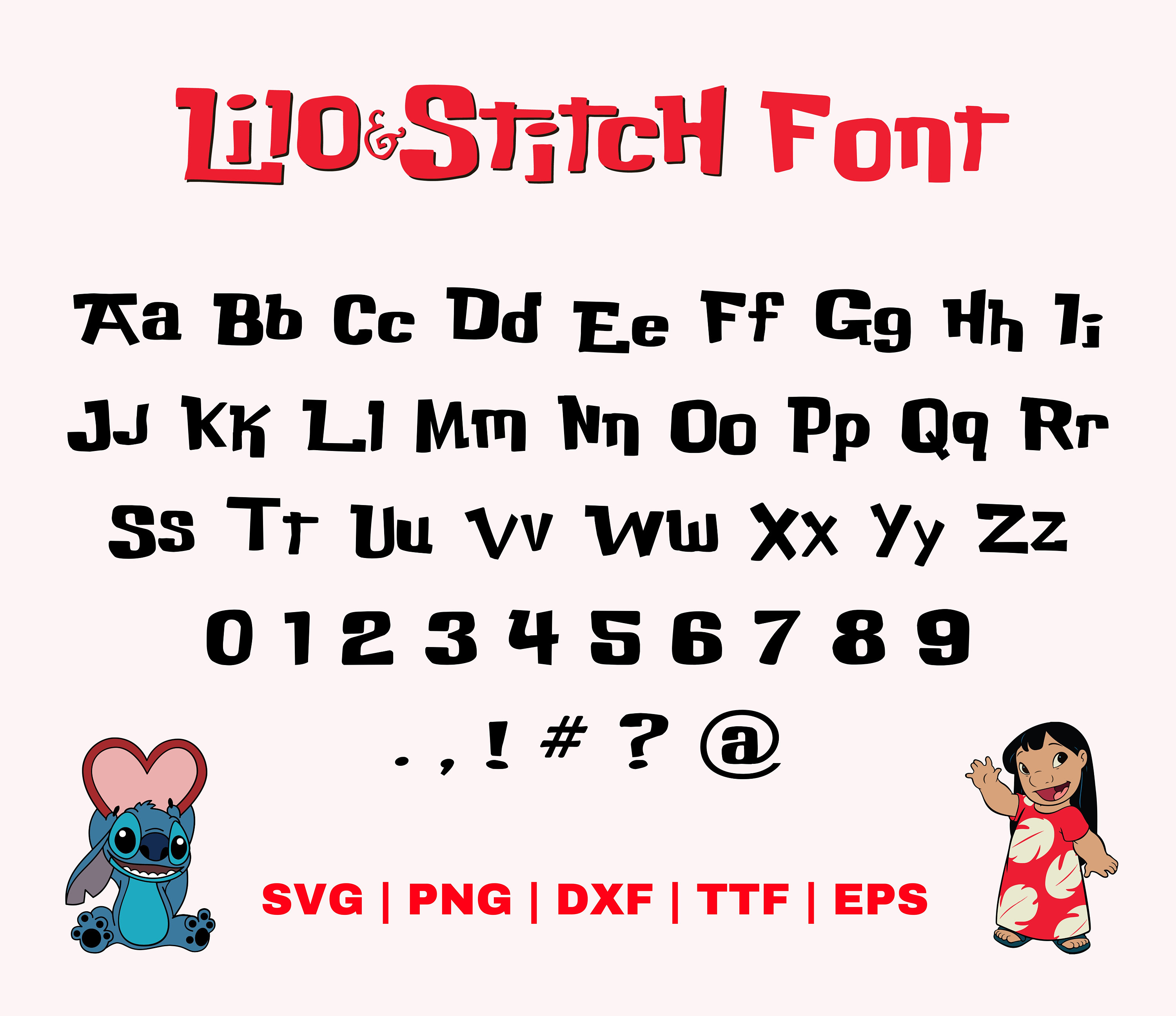 Lilo And Stitch Font