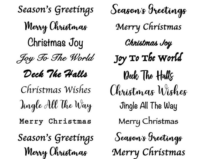 32 Christmas Card or Gift Sentiments for the Card Maker and Crafter to ...