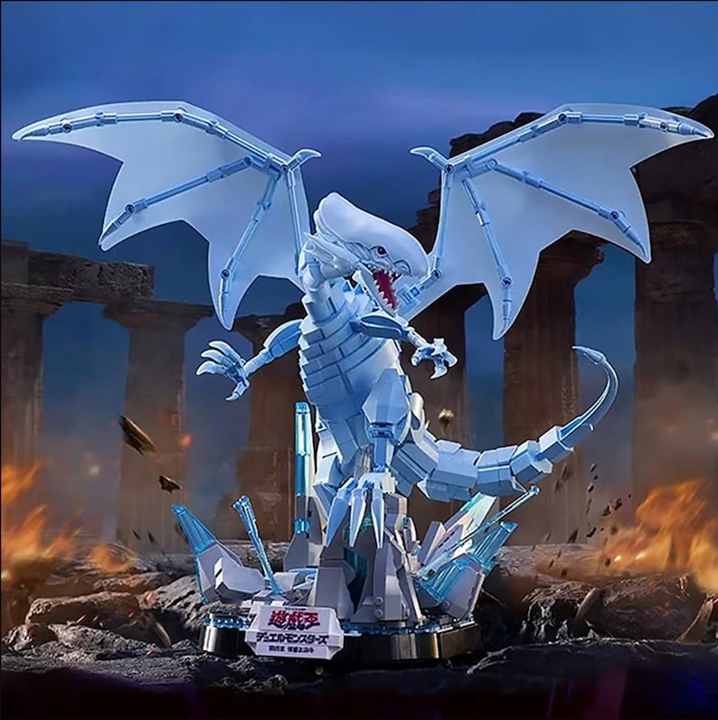 LEGO Yu-gi-oh Blue Eyes White Dragon MOC - Etsy