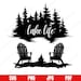 Lake Life SVG, Lake Life PNG, Lake SVG, Lake Chairs, Lake House Sign ...