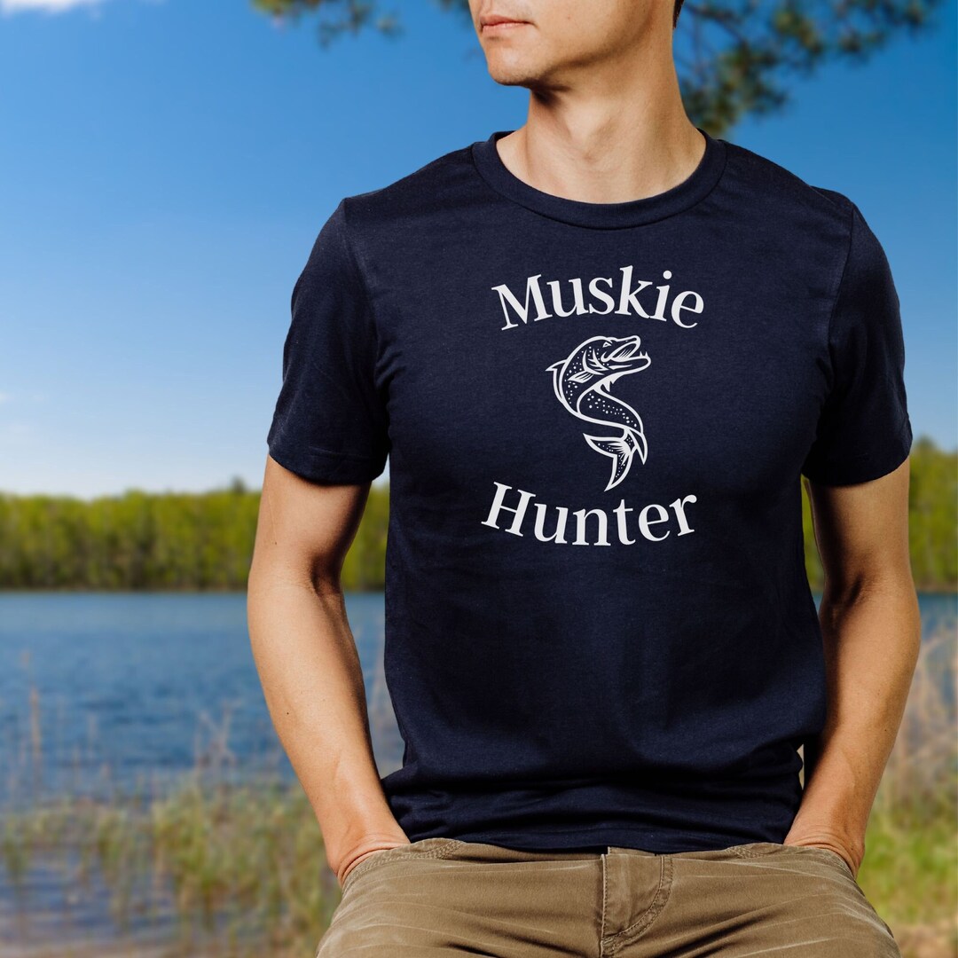 Muskie Fishing Shirt for Men Fishing Gift Fishing T-shirt - Etsy