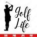 Female Golf SVG, Female Golfer SVG, Women Golf PNG, Golf Ball Svg ...