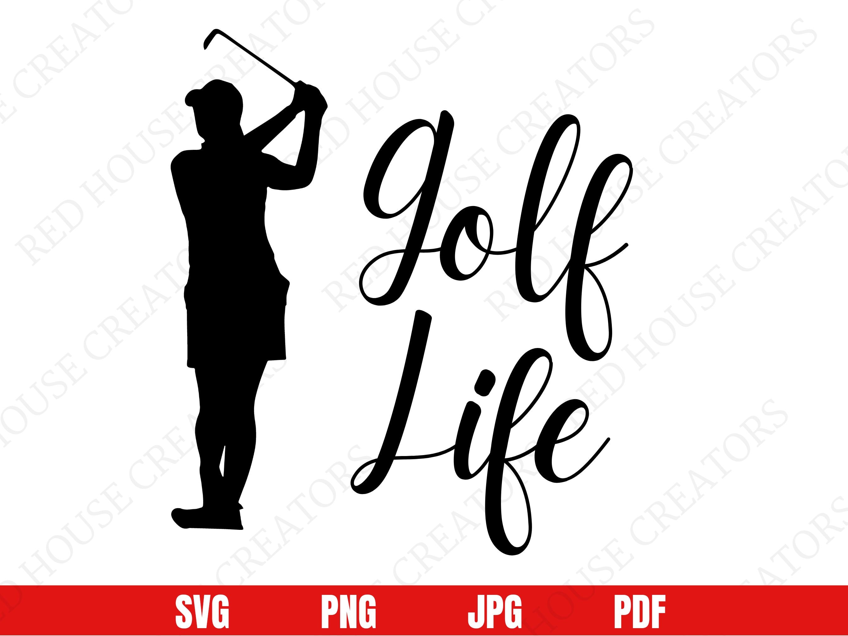 Female Golf SVG, Female Golfer SVG, Women Golf PNG, Golf Ball Svg ...