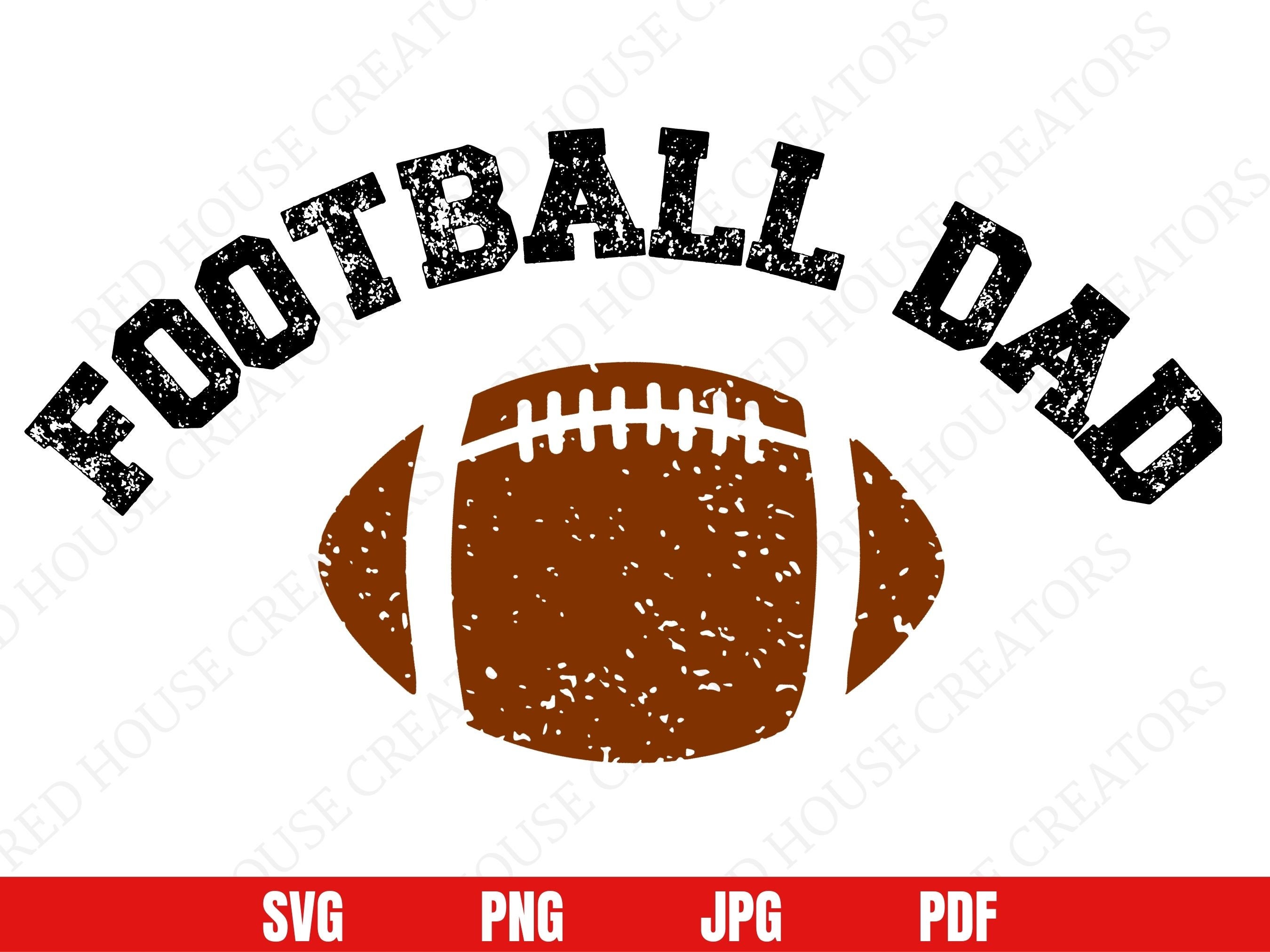 Football Dad Svg Png, Football Shirt for Dad, Football Dad Clipart ...