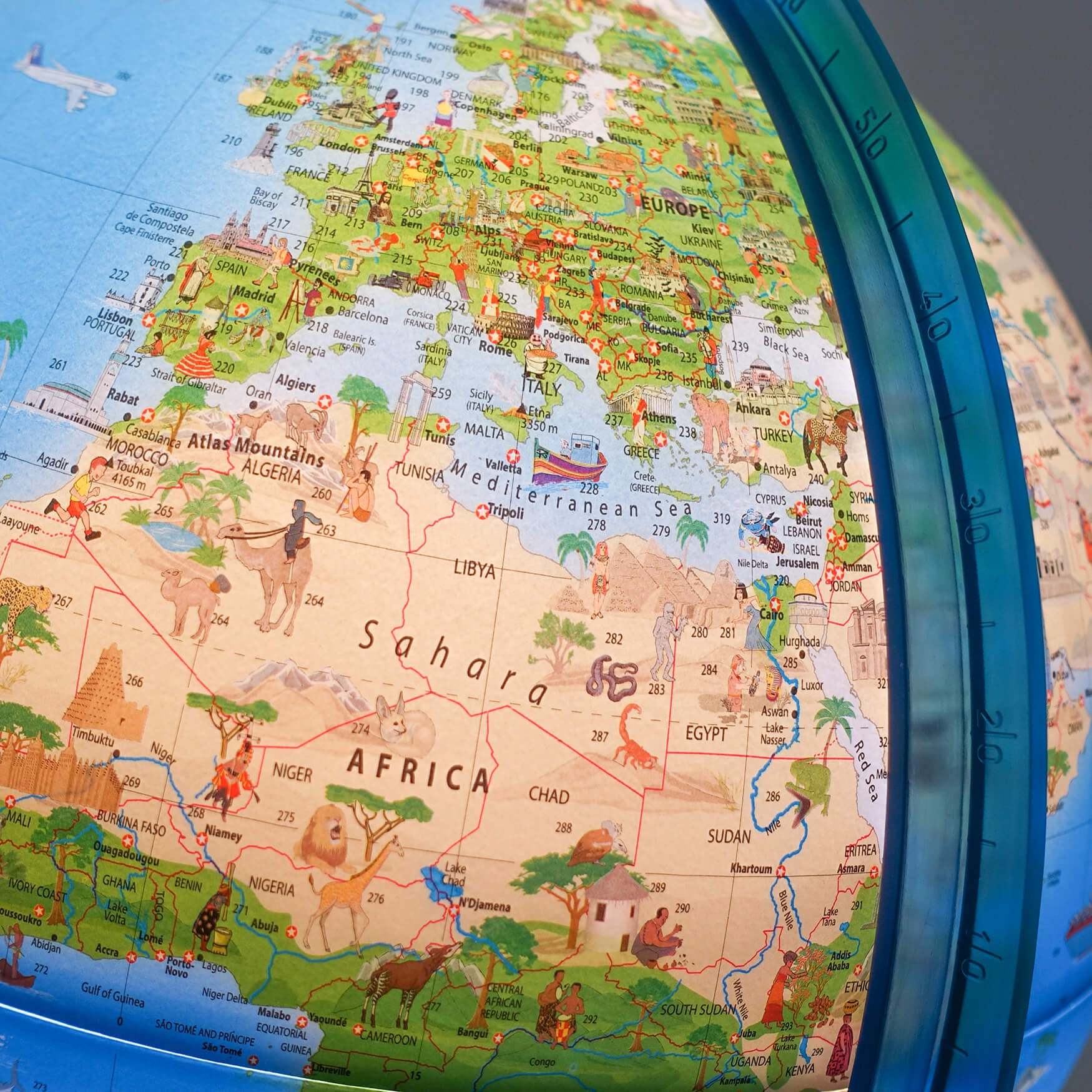 Activity Illuminated Kids Globe - Etsy