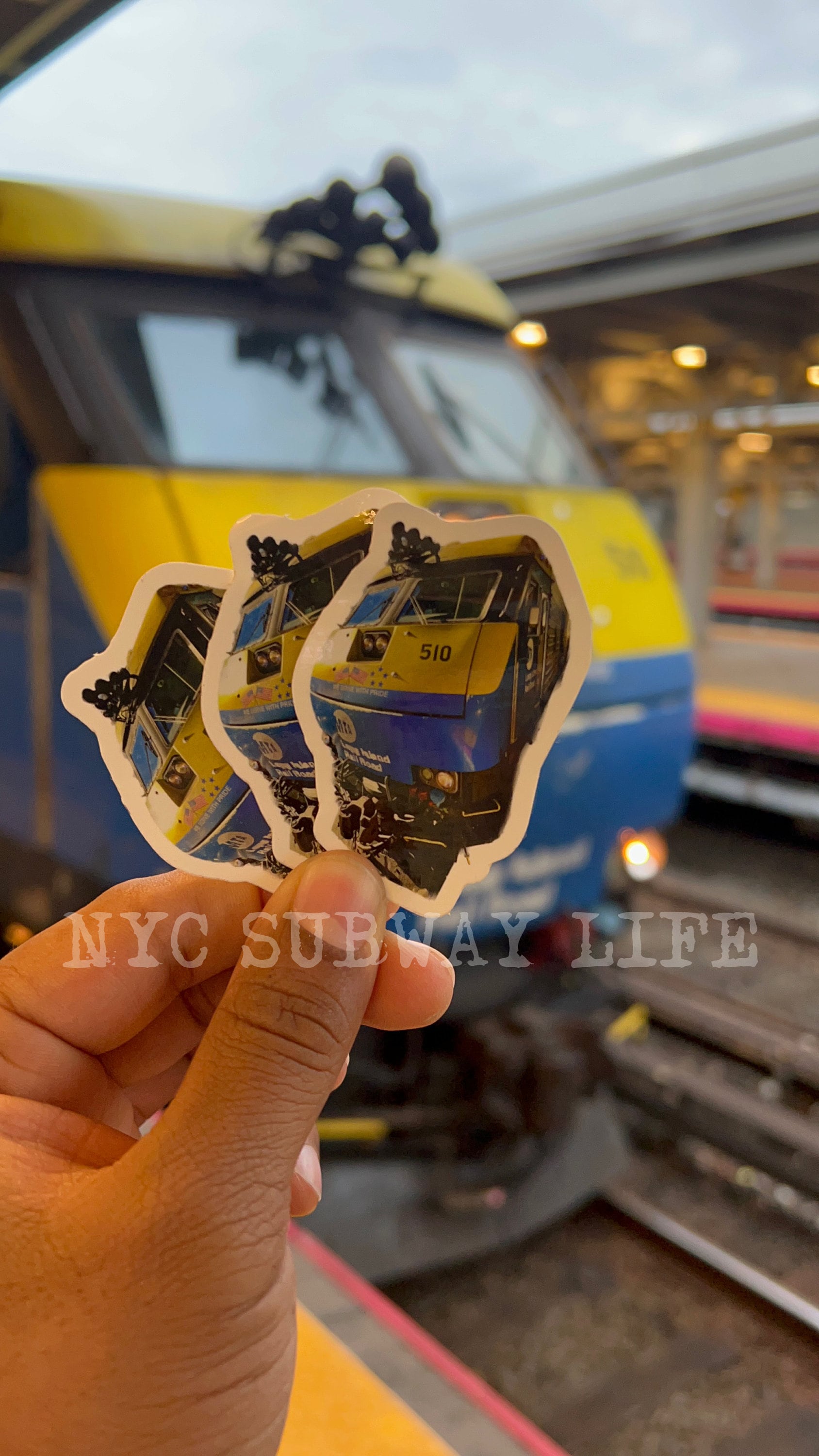 NYC LIRR DM30AC Locomotive 510 Sticker, Decal - Etsy