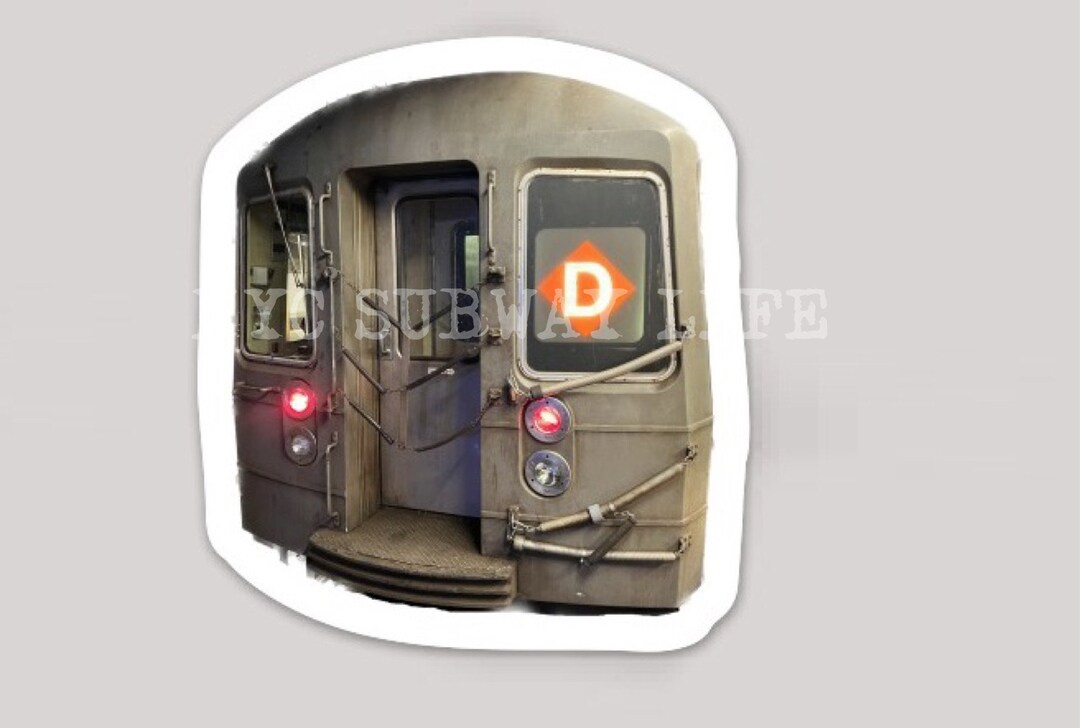 NYC Subway "diamond D" Sticker, Decal - Etsy