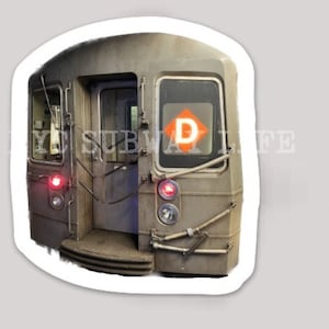 NYC Subway "diamond D" Sticker, Decal - Etsy