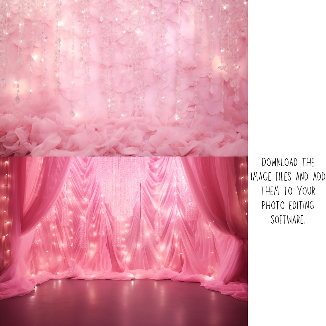 Pink Diamonds Digital Backdrops Photoshop Texture Overlays - Etsy