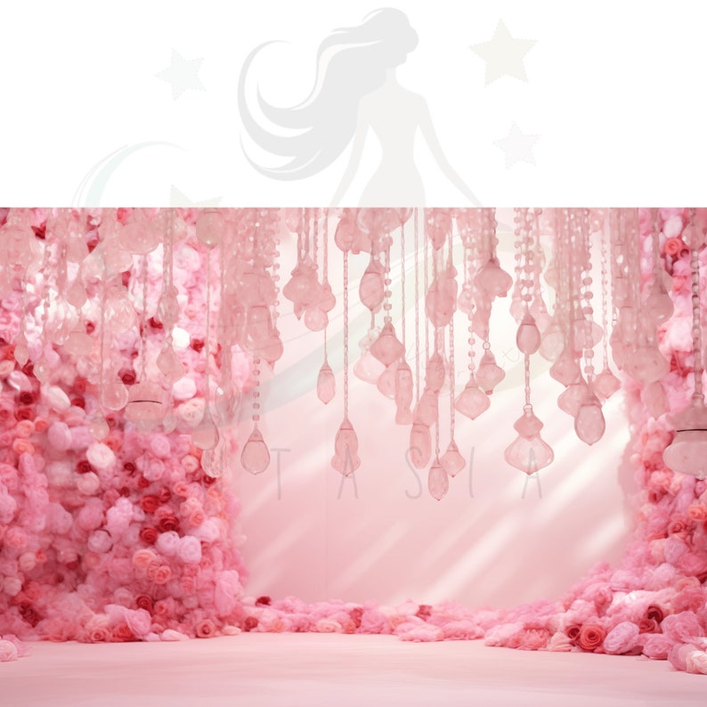 Pink Diamonds Digital Backdrops, Photoshop Texture Overlays, Maternity ...