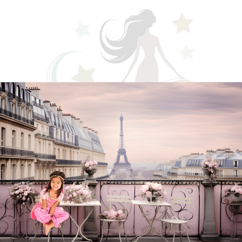 Parisian Street Elegance Digital Backdrops, Studio Backdrops, Photoshop ...