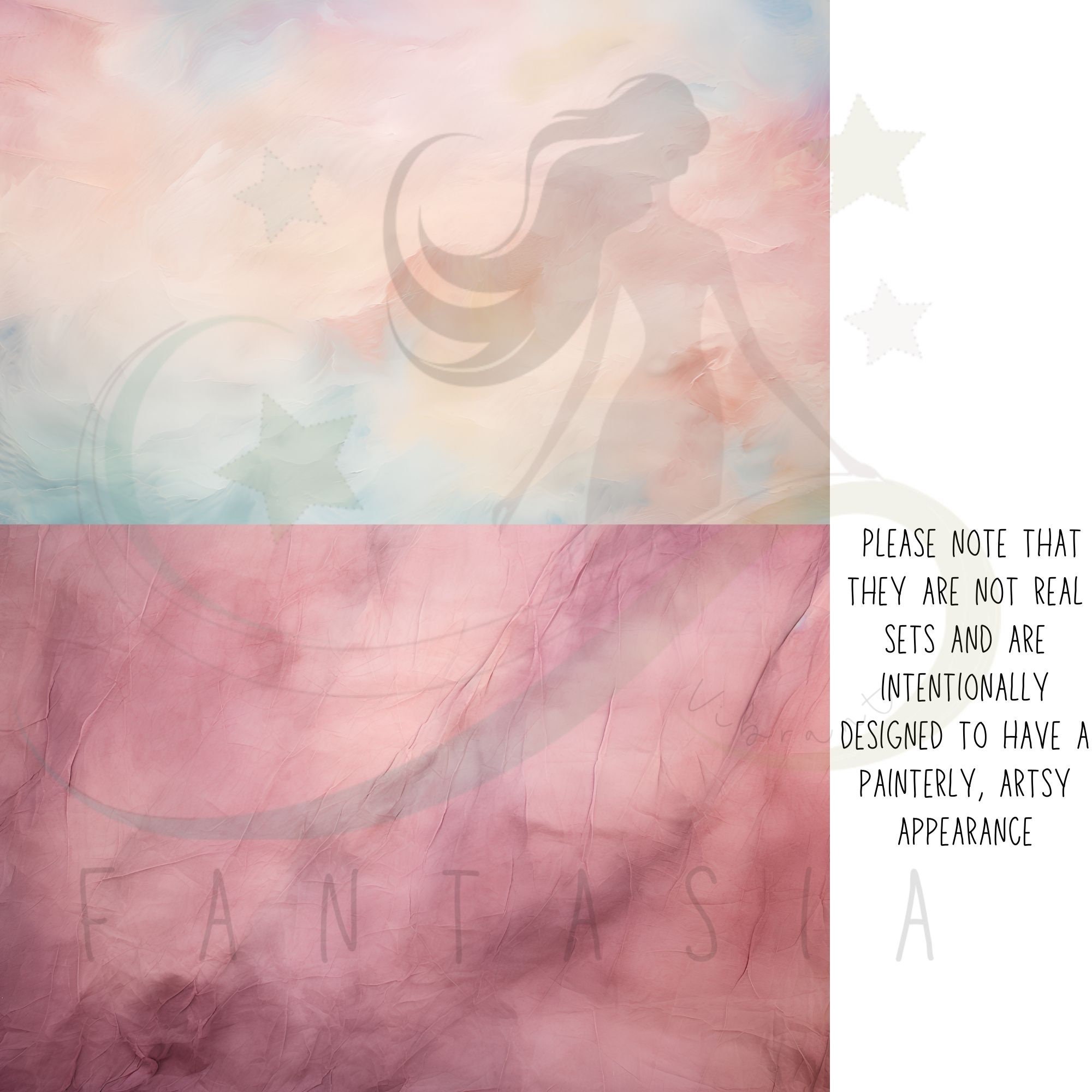 Impasto Painting Digital Overlays, Digital Backdrop, Photoshop Overlays ...