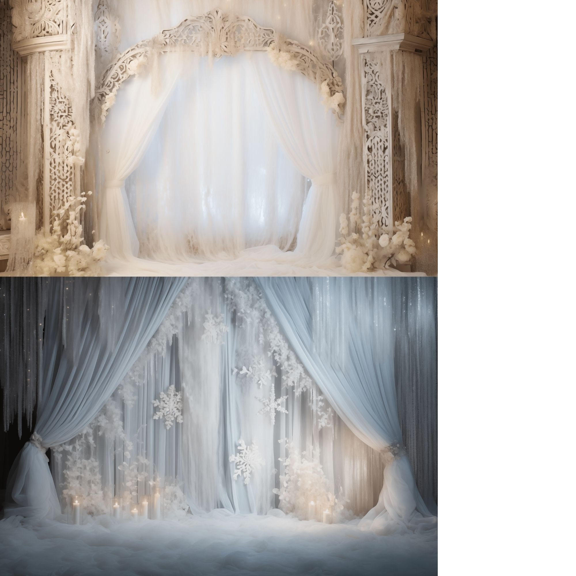 Tulle Digital Backdrops Photoshop Lace Digital Background Tulle ...