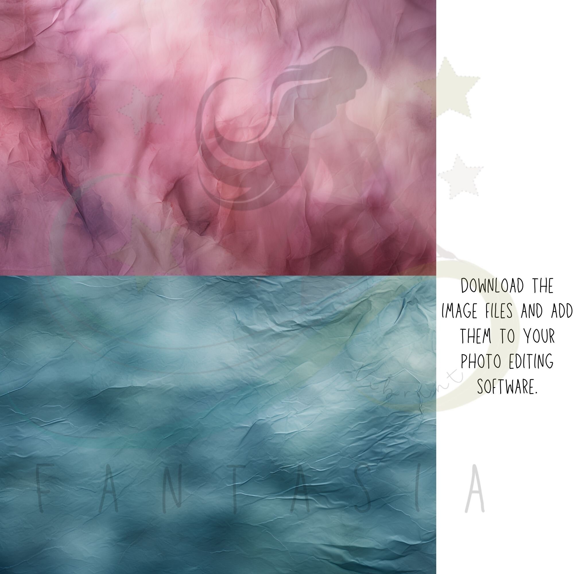 Impasto Painting Digital Overlays, Digital Backdrop, Photoshop Overlays ...