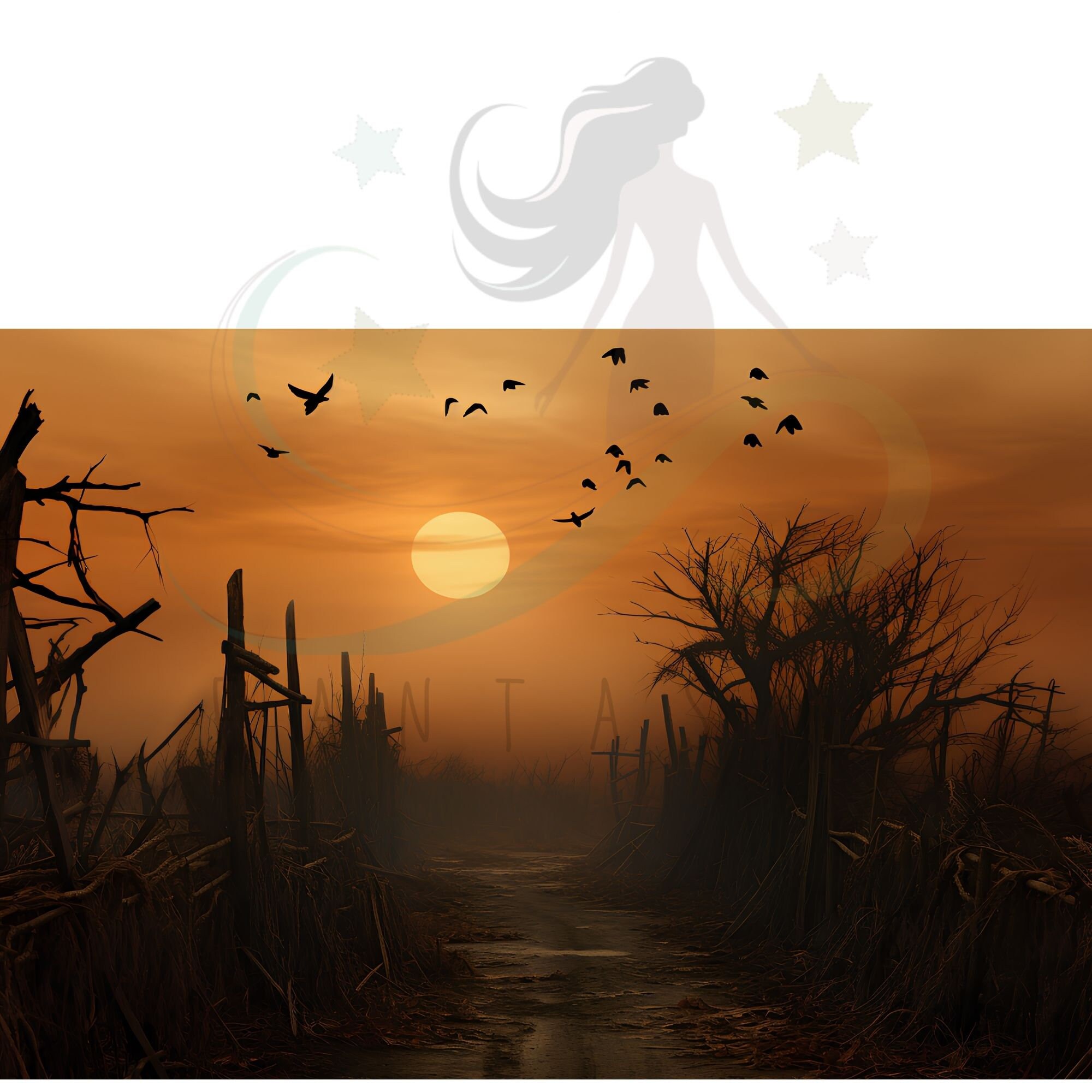 Creepy Cornfield Digital Backdrops, Photography Backdrops, Halloween ...