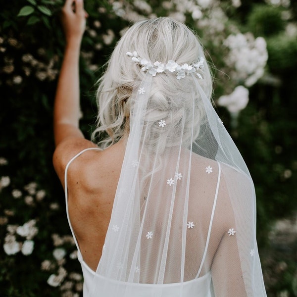 Embroidered Veil - Etsy