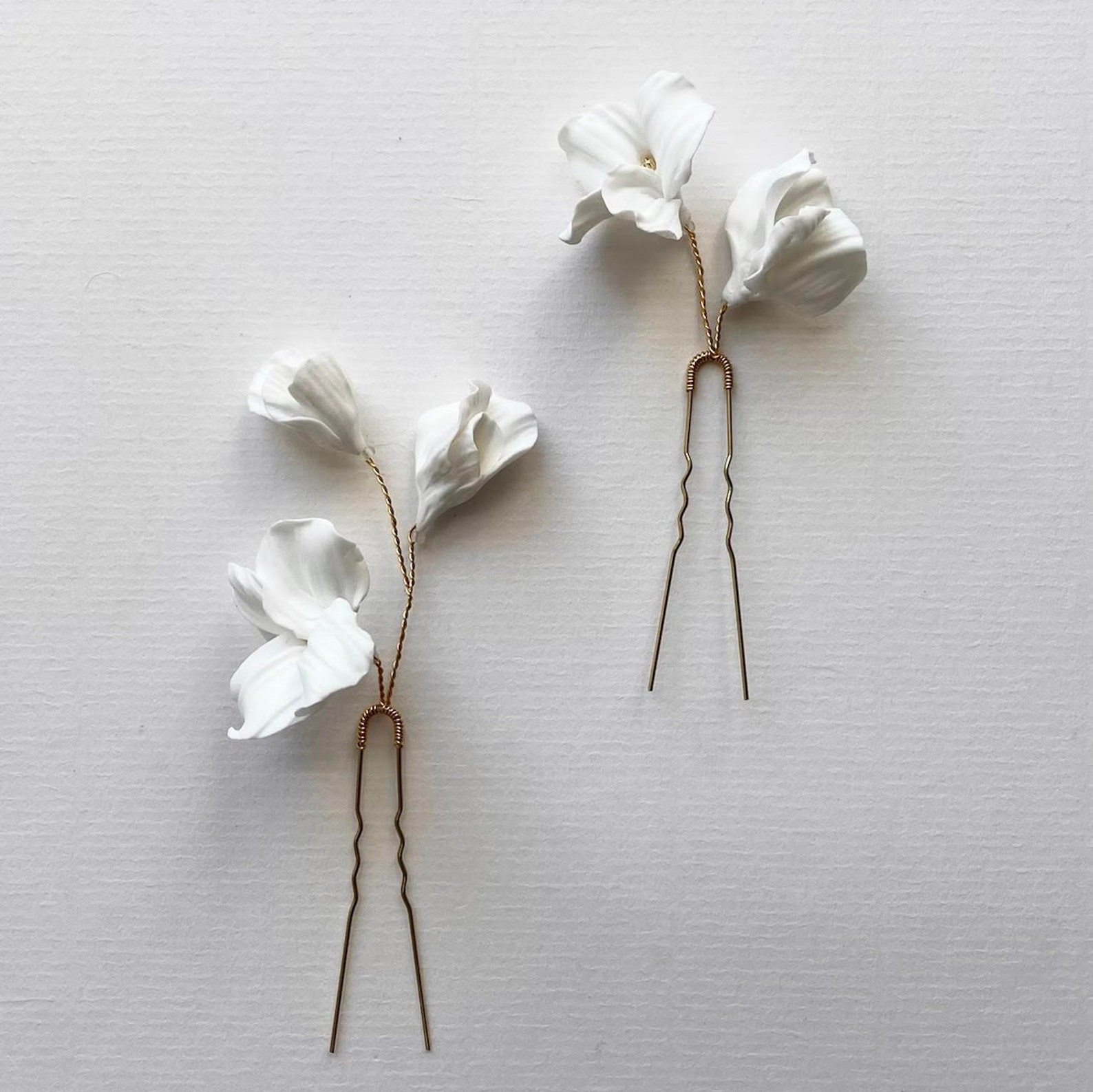 EMMA HAIRPINS | Bridal Hair Pins, Bridal Hair Accessories, Flower ...