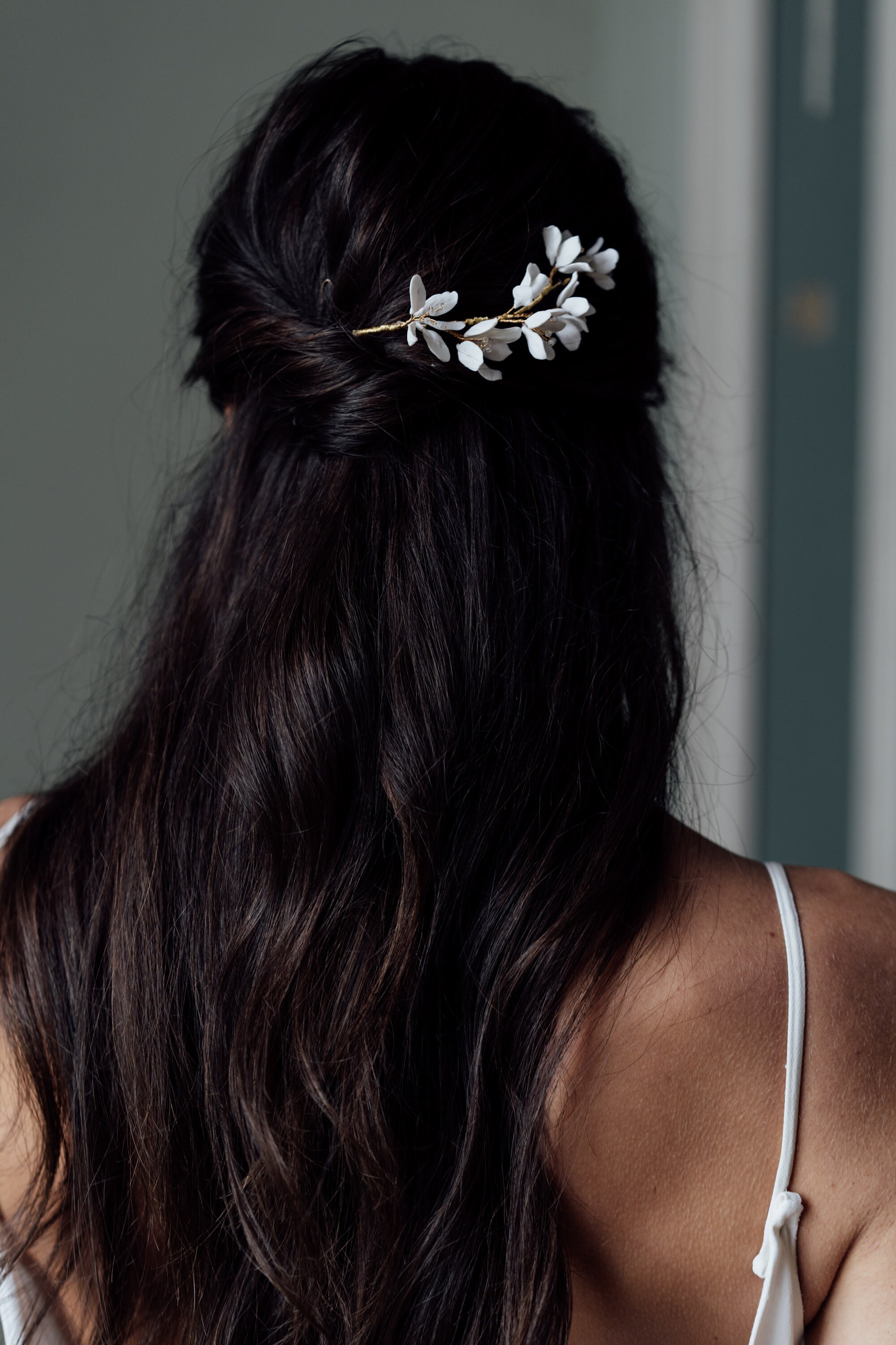 WINNIE HAIRVINE | Bridal Hairvine, Flower Hairvine, Bridal Hair ...