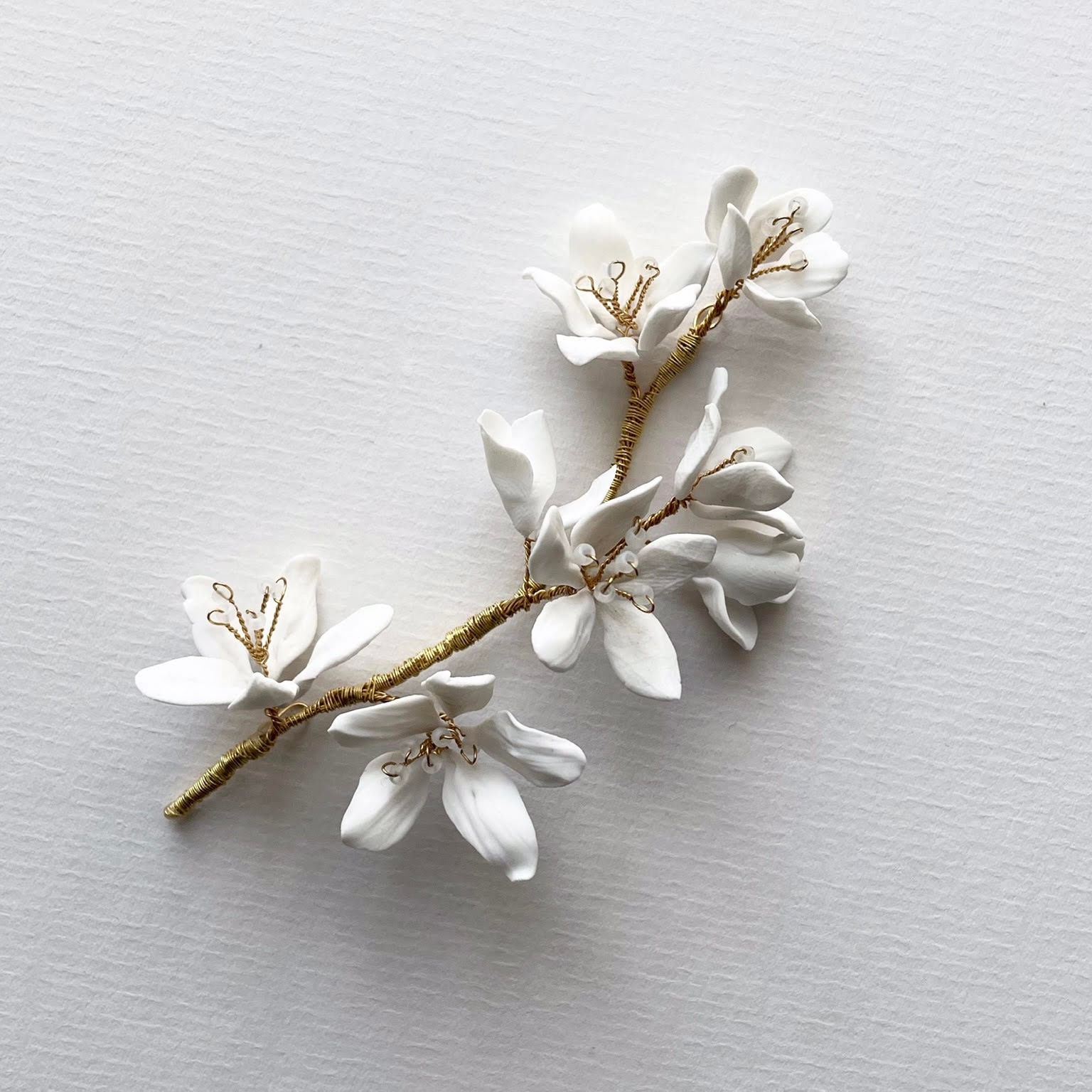 WINNIE HAIRVINE | Bridal Hairvine, Flower Hairvine, Bridal Hair ...