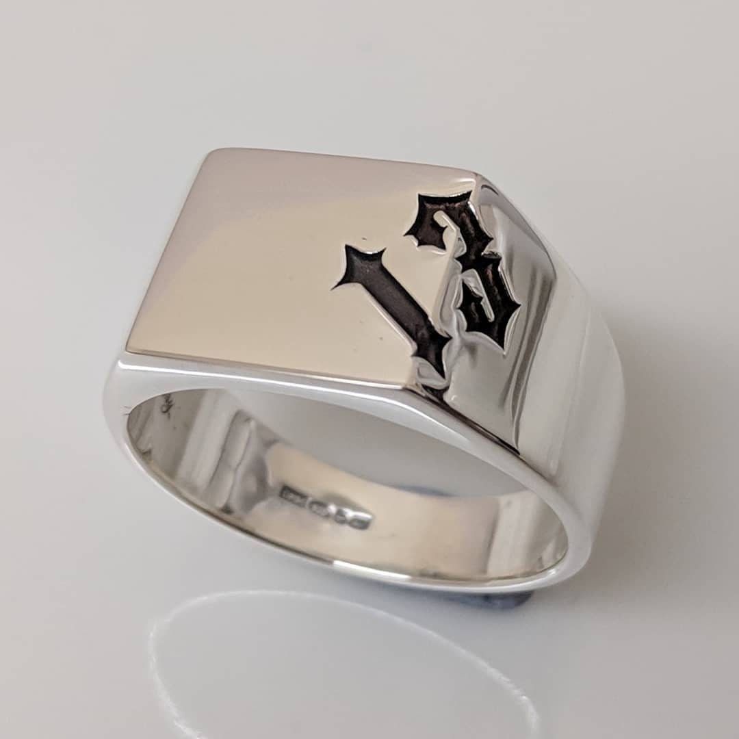 Mens Lucky Number Ring. Men 13 Ring. Silver Thirteen Ring. 925 - Etsy