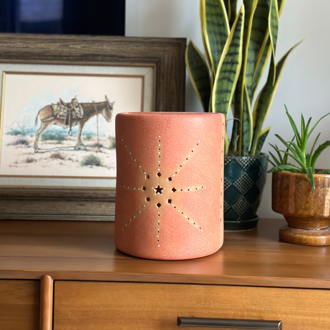 Clayworks Studios Clay Pottery Southwestern Wall Sconce - Etsy