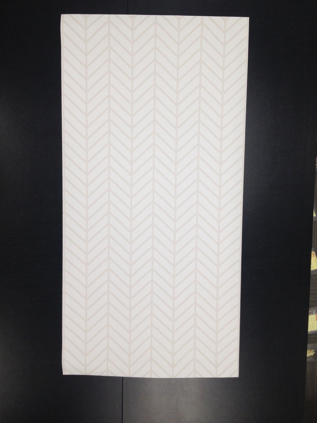 Rectangle Tile Herringbone Line DIY Sticker Panel - 2ft X 4ft - 9101-48 ...