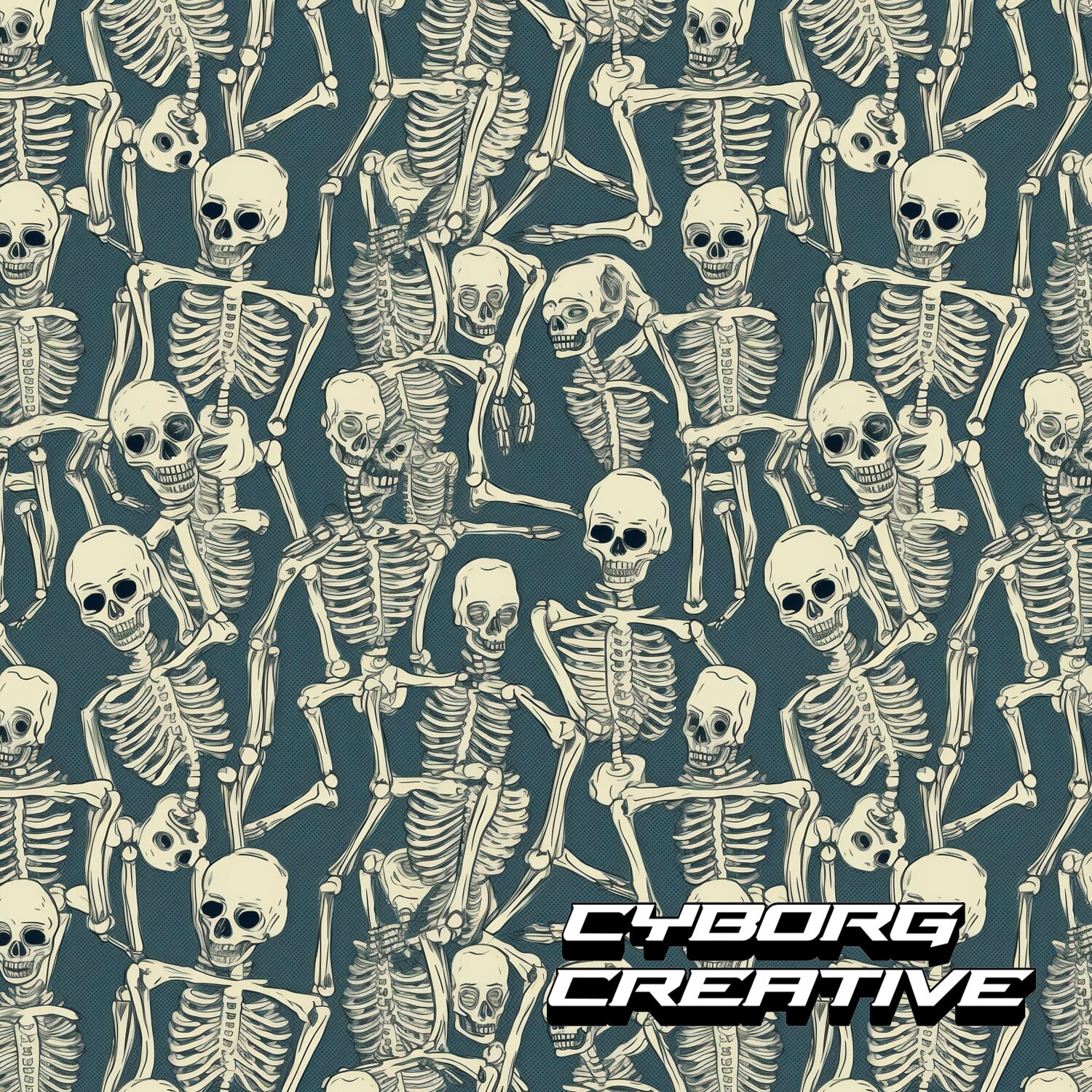 Seamless Skull Pattern, Commercial Use, SKELETON Download, Tile ...