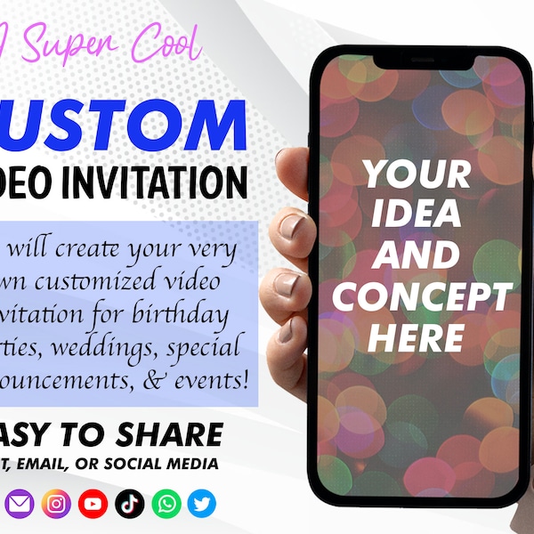Video Invitation - Etsy