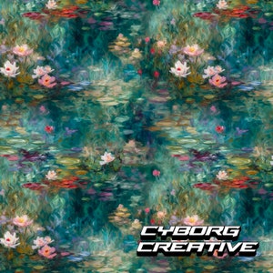 Monet Inspired Digital Paper - Monet Backgrounds - Monet Paintings ...