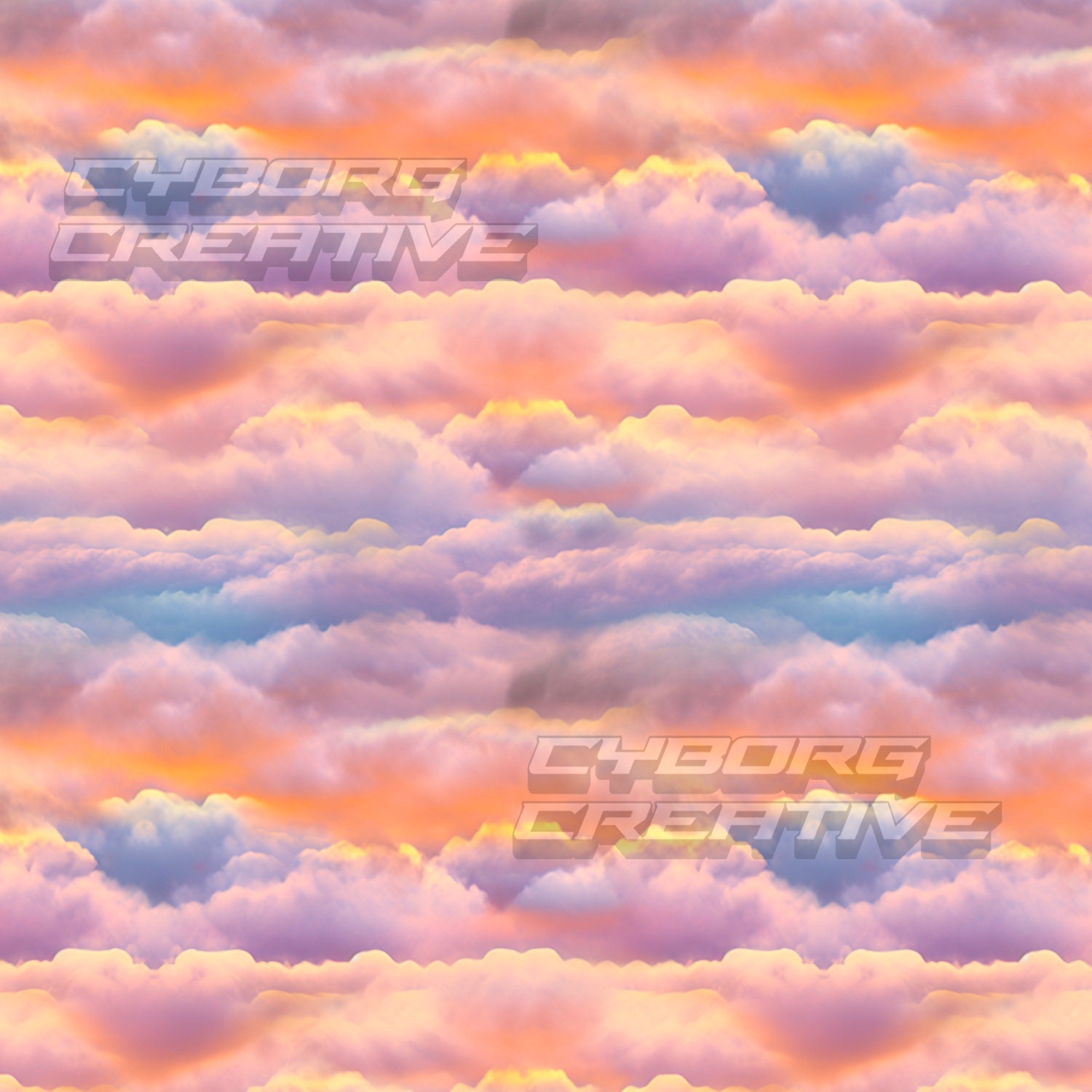 Cloud Digital Paper, Seamless Clouds, Seamless Sky, Repeating Pattern ...