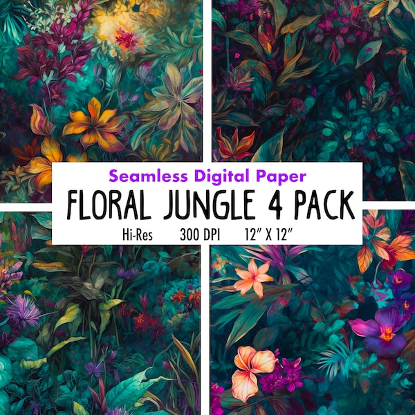 Jungle Wall Paper - Etsy