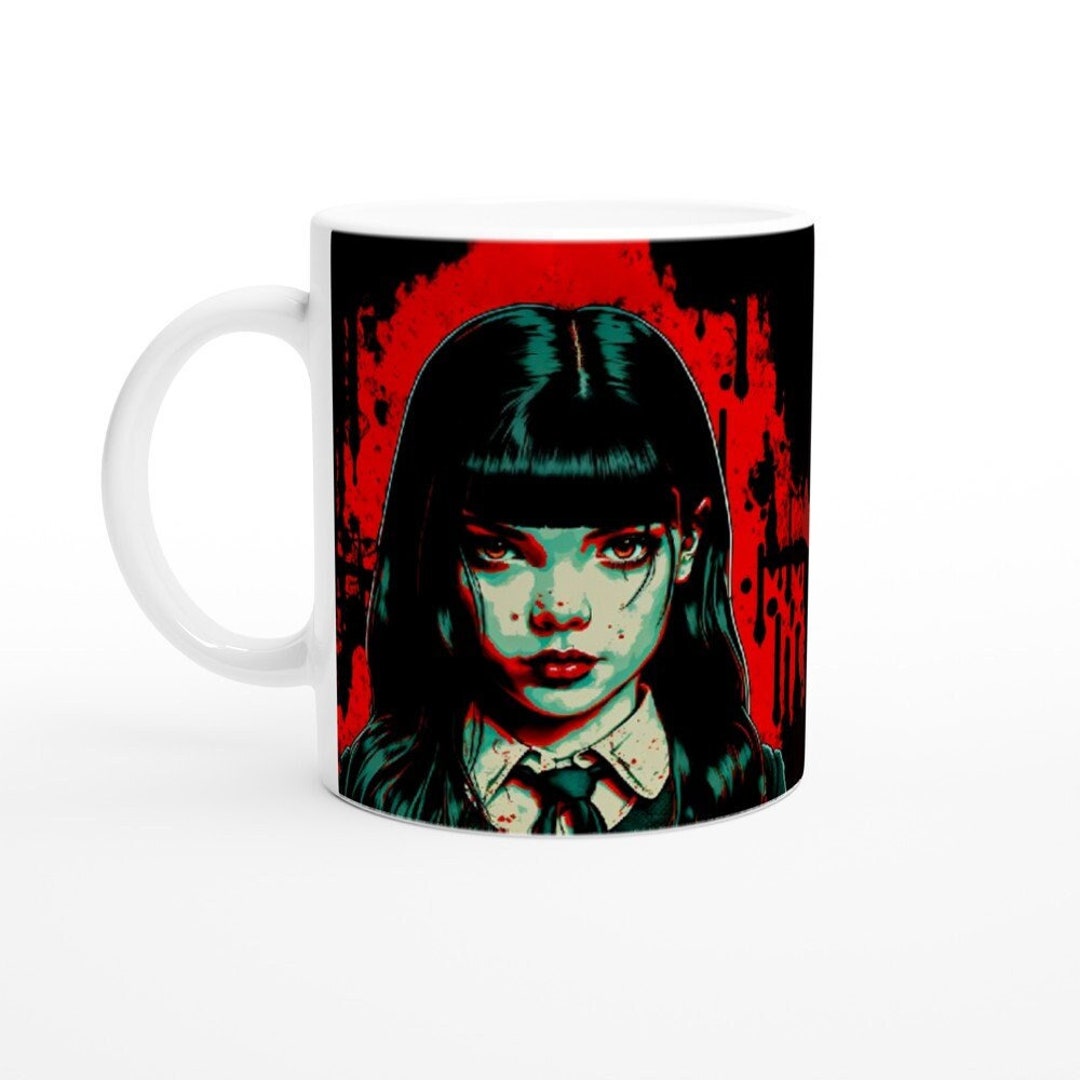 Wednesday Addams Mug, Netflix Series, Thing, Jenna Ortega, Addams ...
