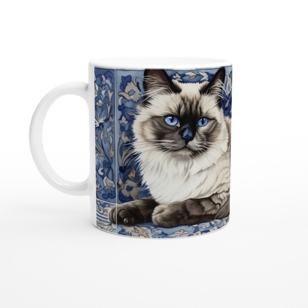 Cat Mug Inspired by Birman Breed of Cat, Great Gift Idea, Cat Lover - Etsy