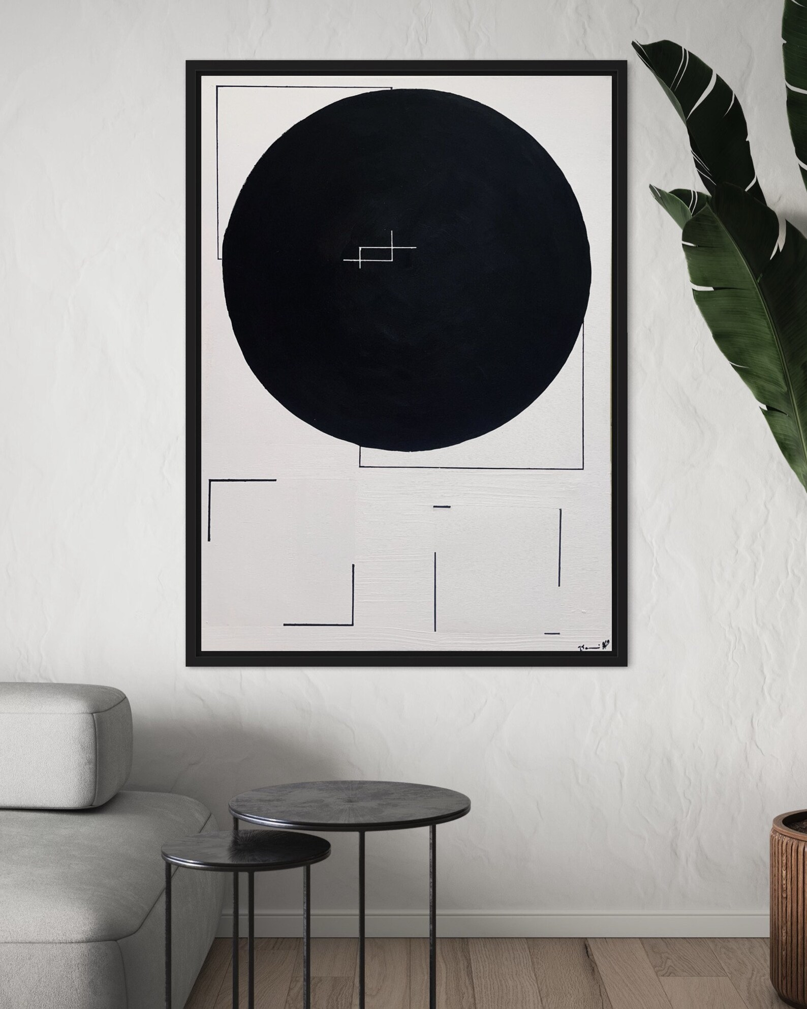 Black Circle - Etsy