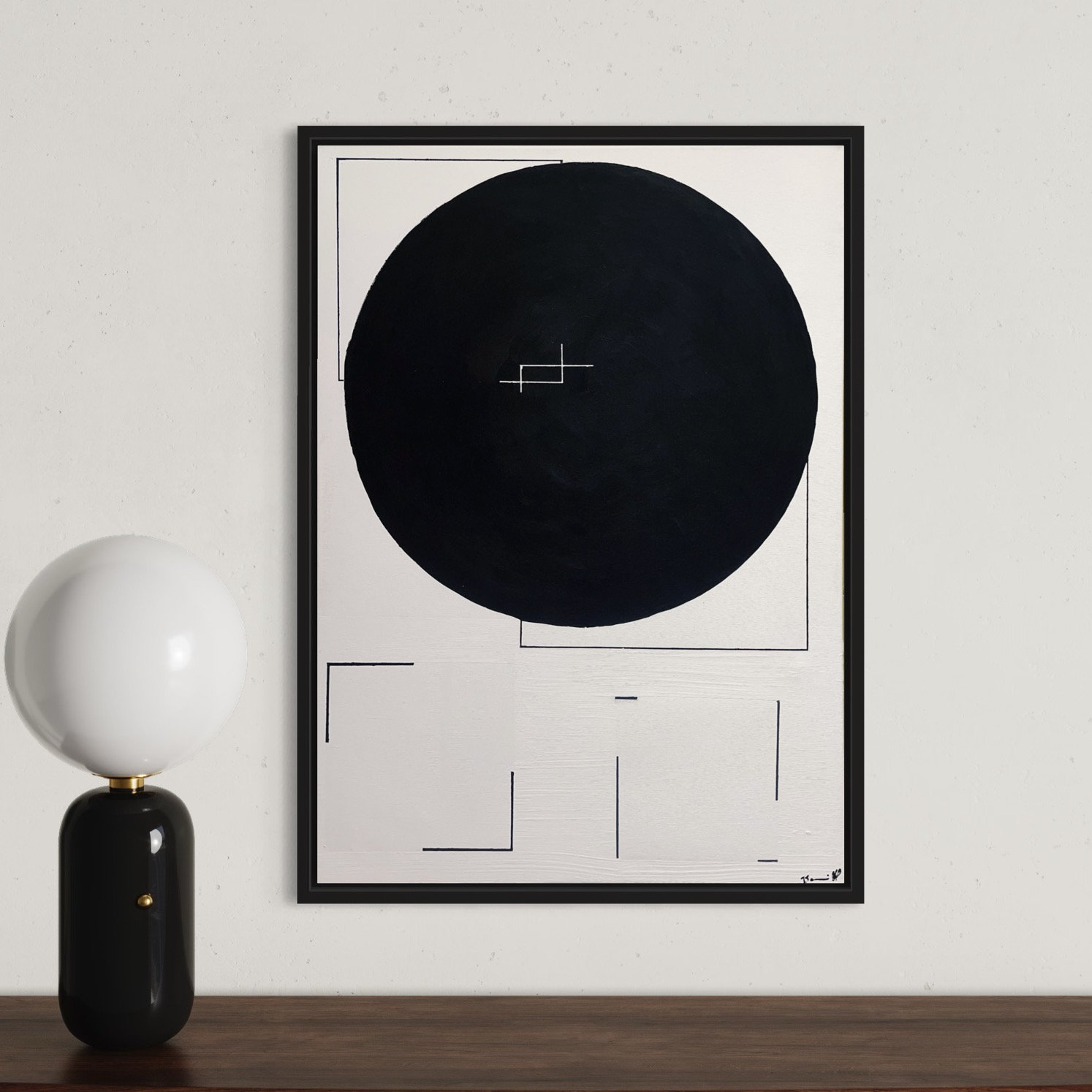 Black Circle - Etsy