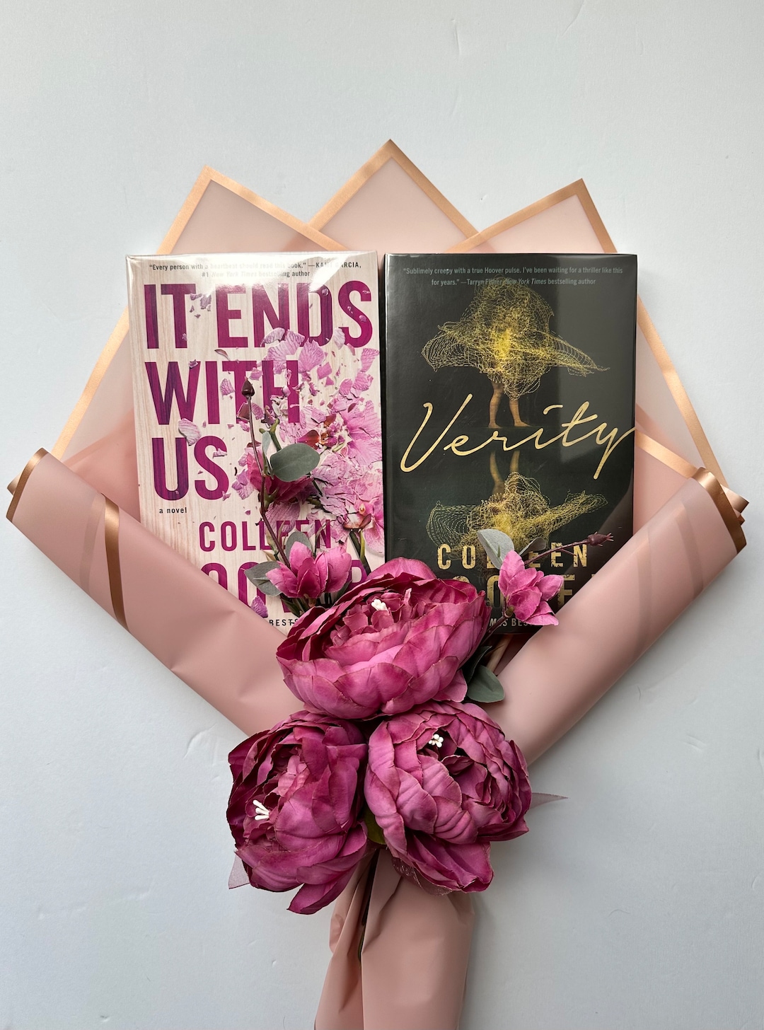 Book Bouquet 2 Books Custom Made for Book Lovers - Etsy