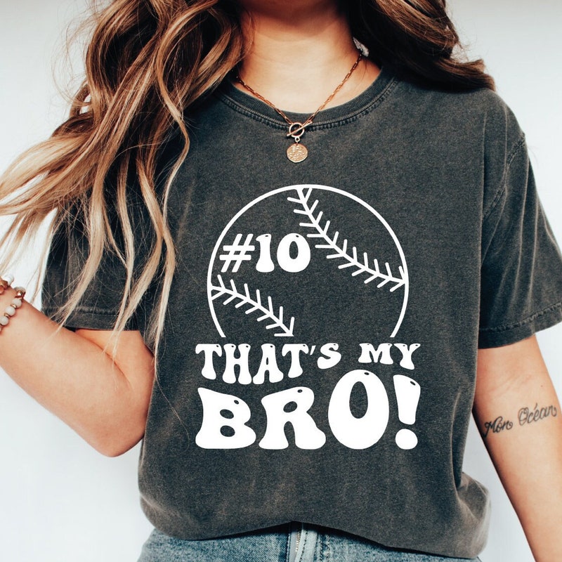 Thats My Brother Baseball Shirt - Etsy