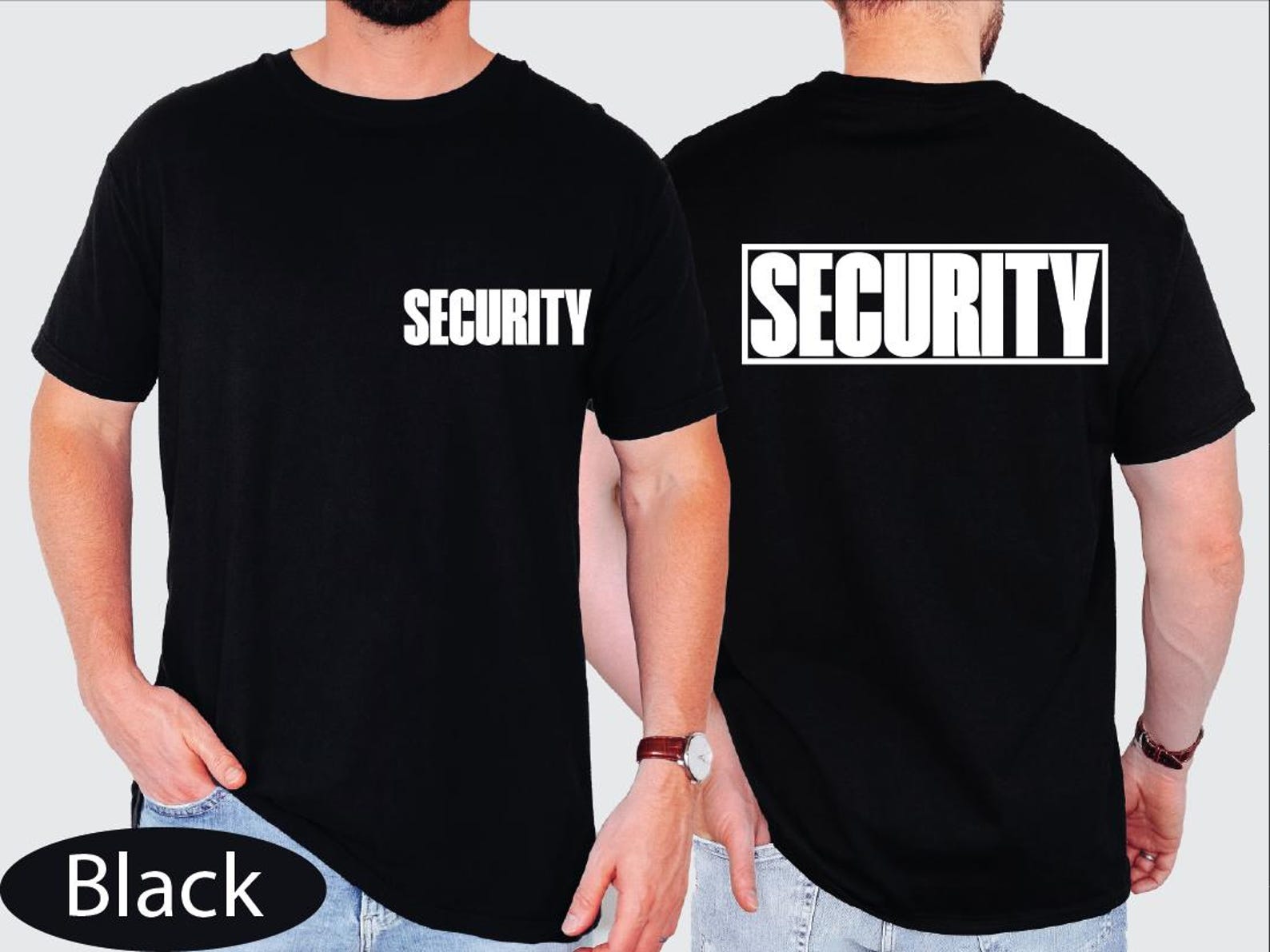 Custom Security Shirt, New Security T-shirt, Personalized Guard Shirt ...