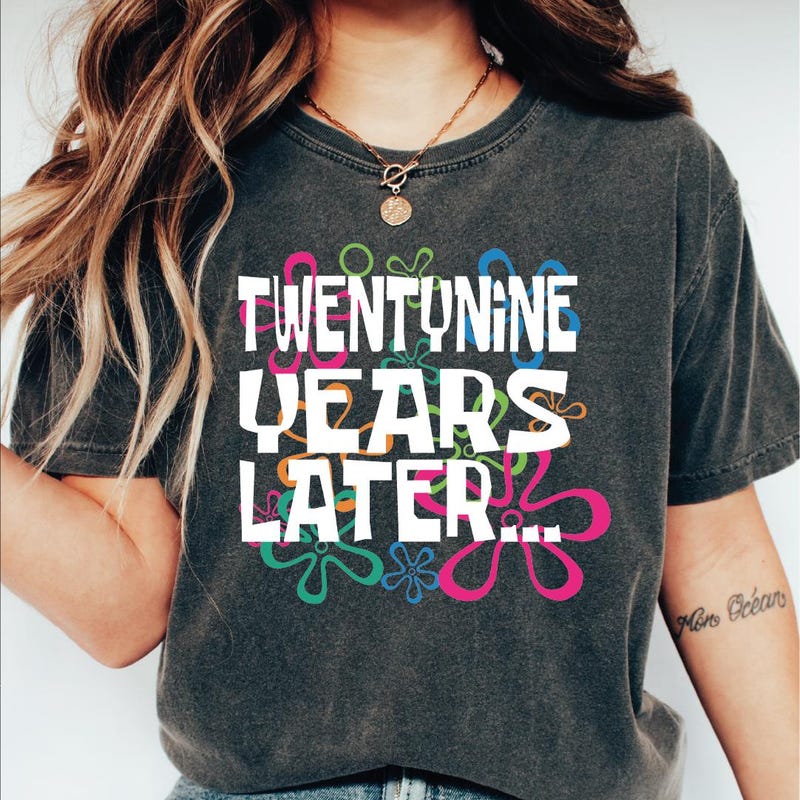 Spongebob Font Years Later - Etsy